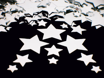 Galaxy Silver Stars Confetti Pound – Chico Party Confetti